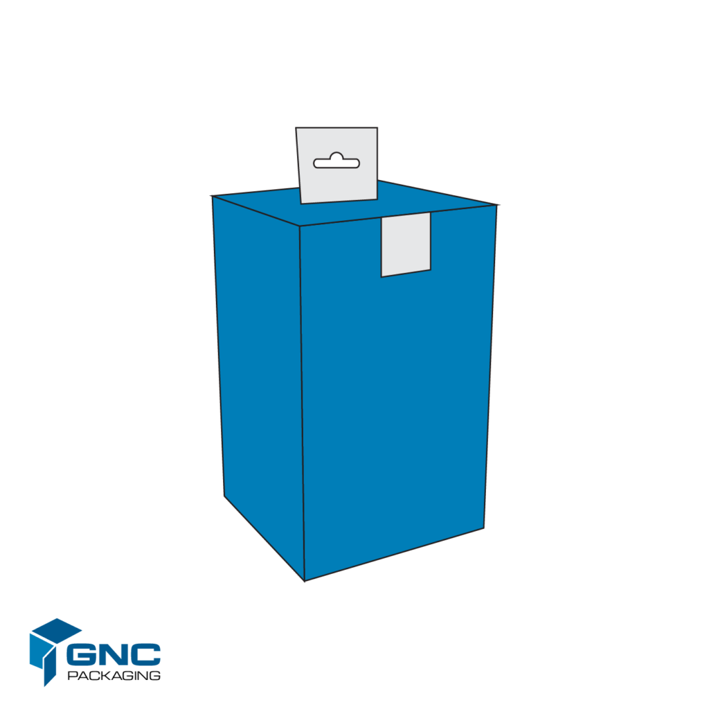 Premium Box with Hanging and Locking Tabs for Secure Storage